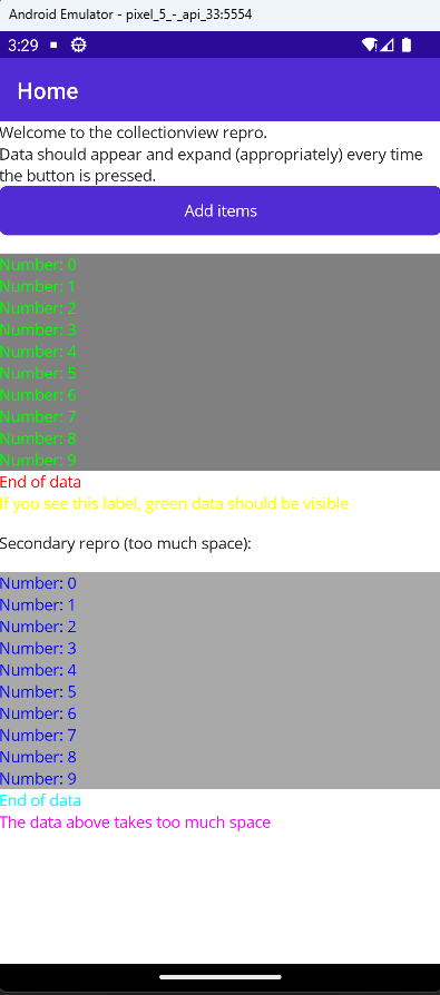 [iOS/Mac] CollectionView is not shown when parent IsVisible is switched to true · Issue #16304 ...