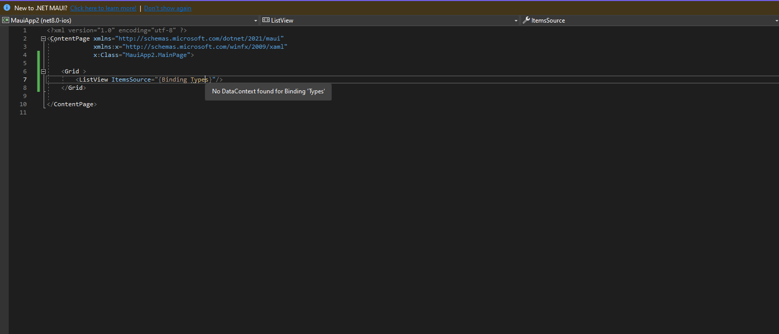 Windows Listview Cannot Bind To Observablecollection · Issue 16911 · Dotnetmaui · Github 