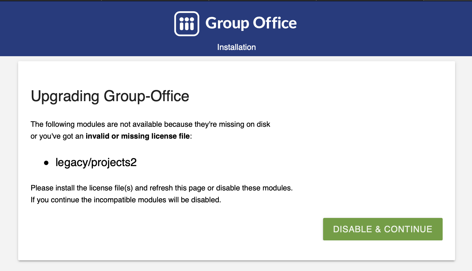update 6.3 -> 6.4 · Issue #398 · Intermesh/groupoffice · GitHub