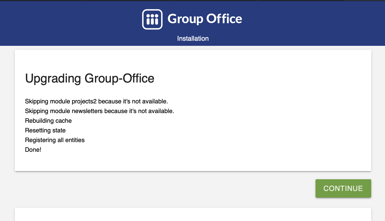 update 6.3 -> 6.4 · Issue #398 · Intermesh/groupoffice · GitHub