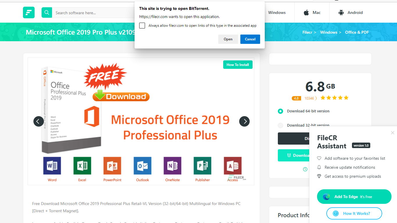 filecr.com · Issue #10238 · uBlockOrigin/uAssets · GitHub