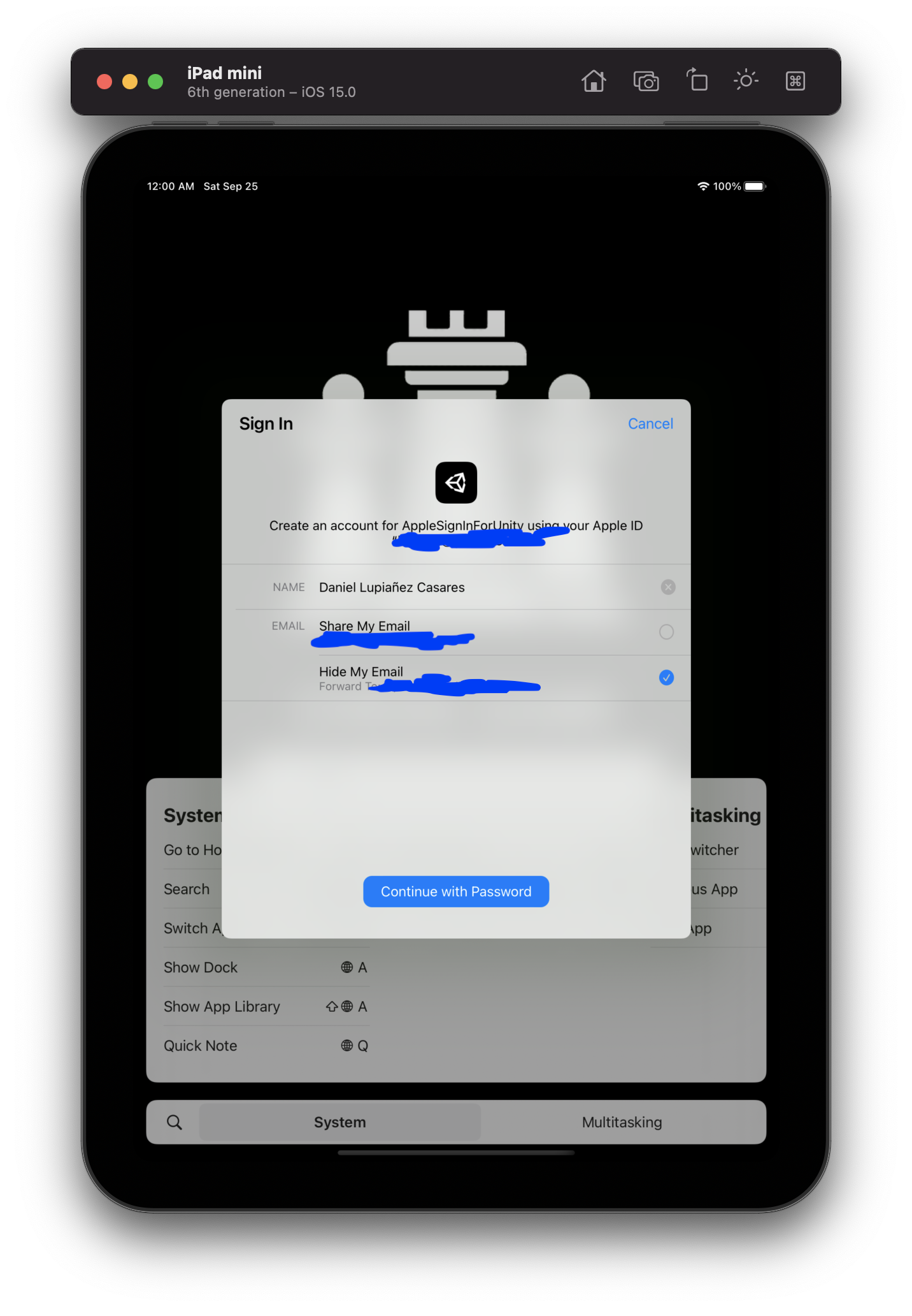 Not working on iPad (v15.0), "Canceled error" · Issue #119 · lupidan/apple-signin-unity · GitHub