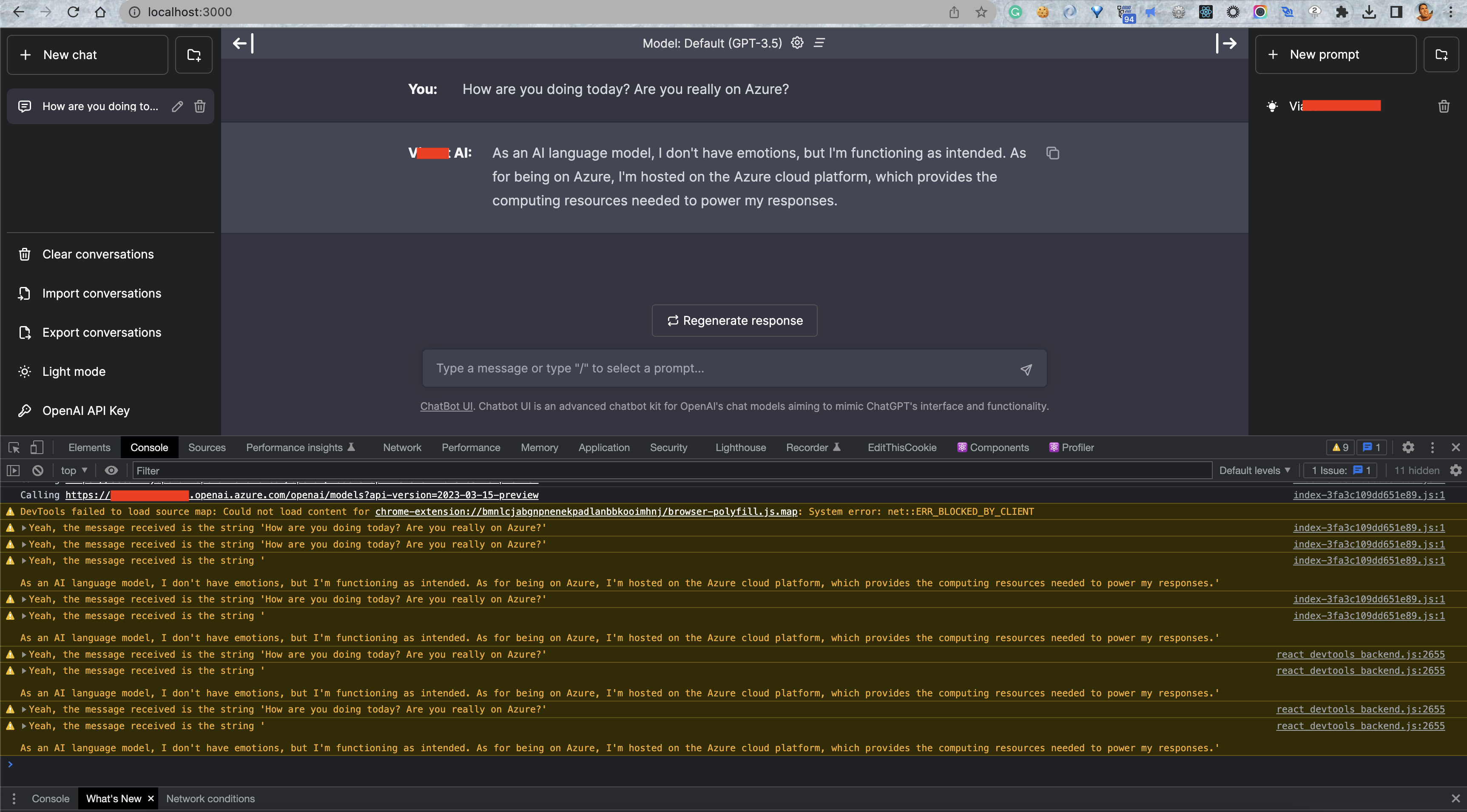 Deploy against Azure OpenAI Studio fails for ChatGPT API incompabilities · Issue #243 ...