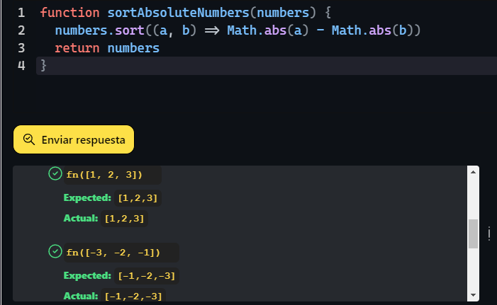 Arrays Ordenar Arrays Ejercicio Practico · Issue 301 · Midudevaprende Javascript Problemas