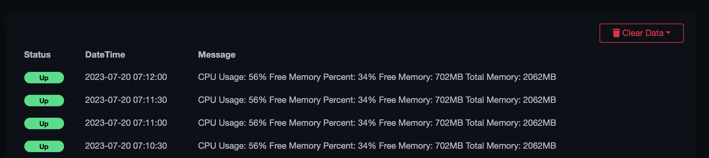 Show All Events On Push Monitor · Issue 3461 · Louislam Uptime Kuma · Github
