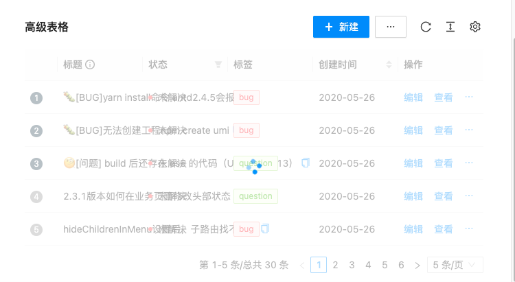 🐛[BUG] pro-table 表格穿透的情况依然存在 · Issue #3380 · ant-design/pro-components · GitHub