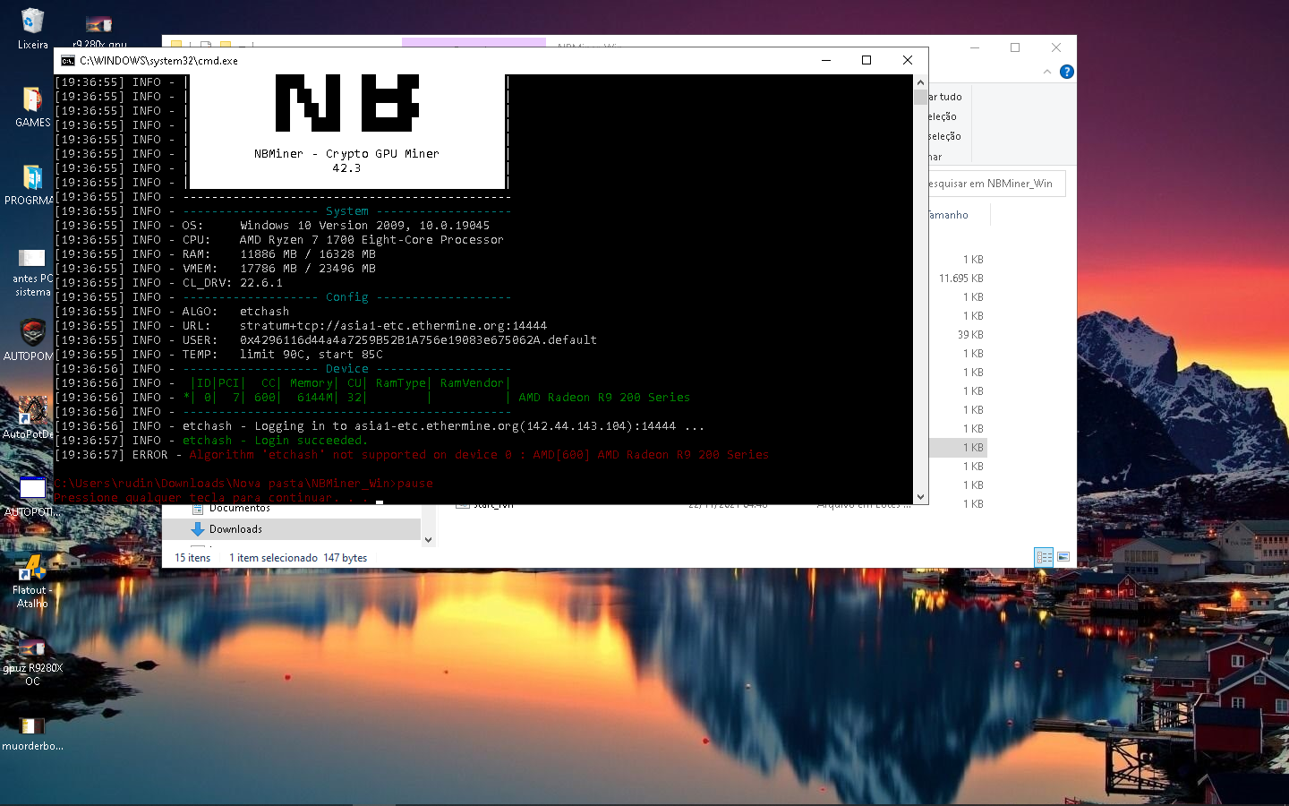 ERROR - Algorithm 'ethash' not supported on device 0 : AMD[600] ASUS R9 280 Series · Issue #331 ...