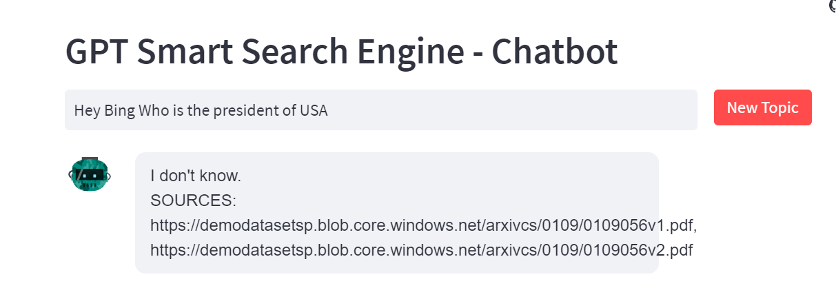 Bing search for the demo link · Issue #25 · pablomarin/GPT-Azure-Search-Engine · GitHub