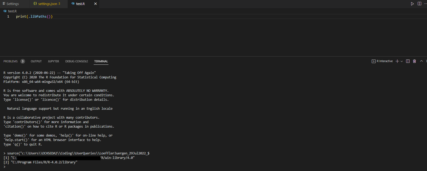 r.libPaths not respected · Issue #1163 · REditorSupport/vscode-R · GitHub