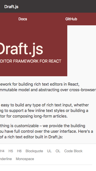 Docusaurus migration issues · Issue #1765 · facebookarchive/draft-js · GitHub