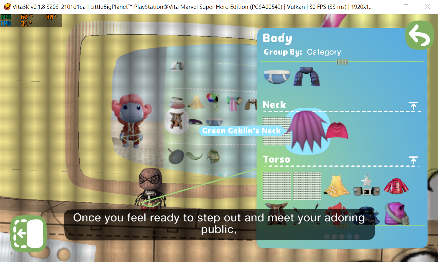 LittleBigPlanet™ PlayStation®Vita Marvel Super Hero Edition [PCSA00549] · Issue #1622 · Vita3K ...