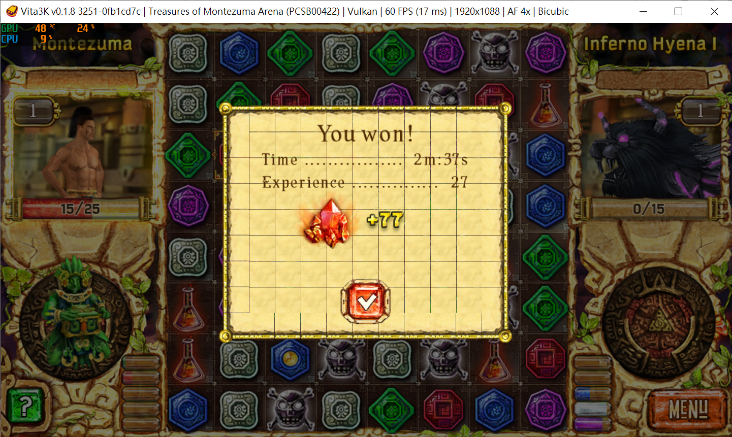 Treasures of Montezuma Arena [PCSB00422] · Issue #2015 · Vita3K/compatibility · GitHub