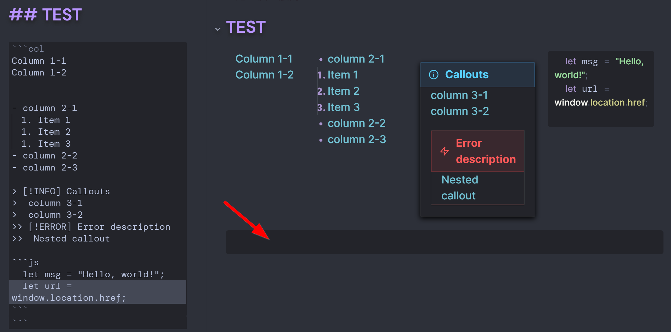 [Example request] Hi, is there any example? · Issue #1 · tnichols217/obsidian-columns · GitHub