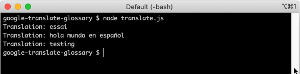 GitHub - swekage/google-translate-glossary: A repo showing you how to set up Google Translate ...