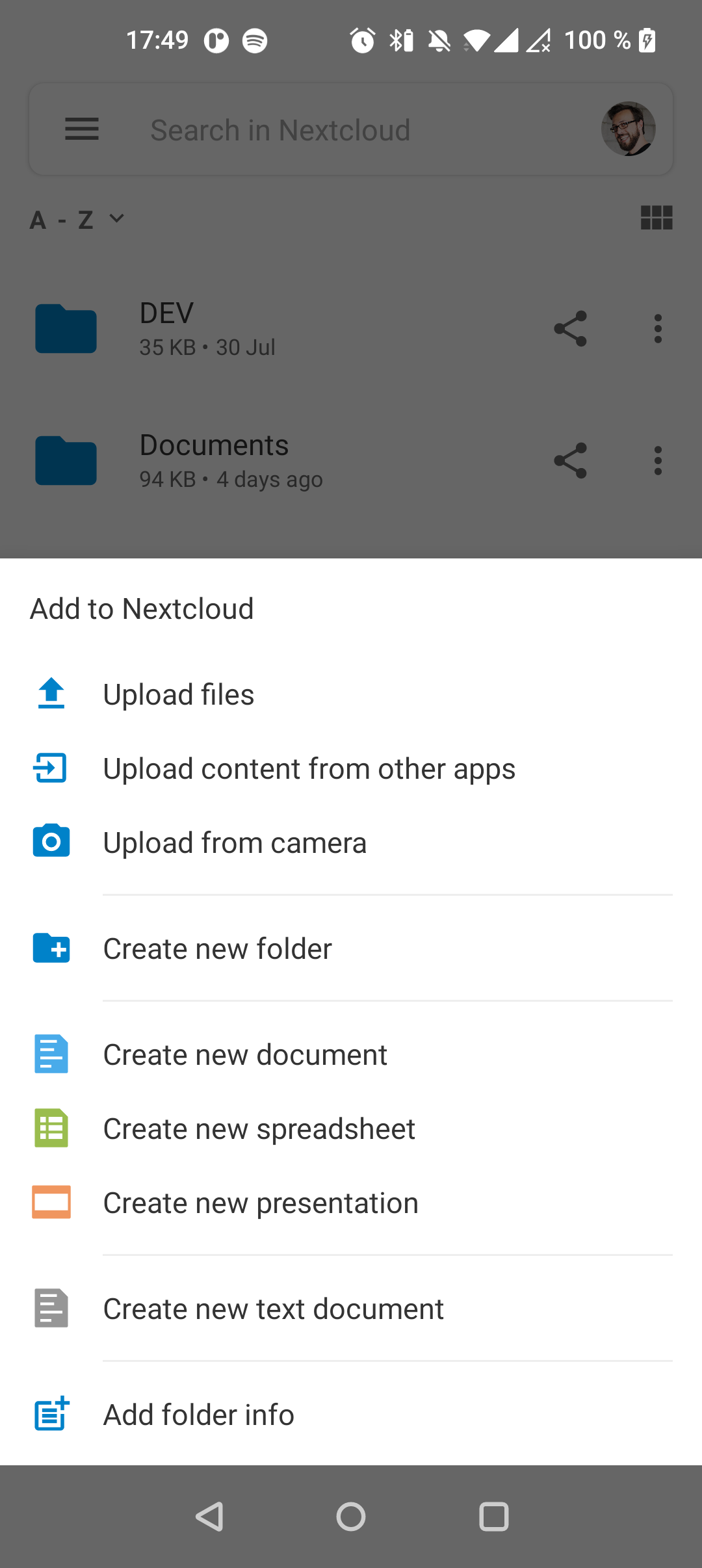 Support text file creation · Issue #9001 · nextcloud/android · GitHub