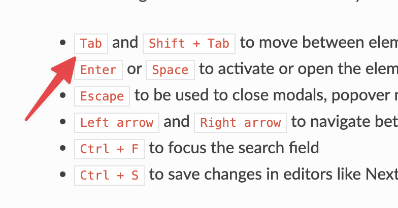 Bitv 914393 Keyboard Shortcuts Do Not Meet The Contrast Requirements For Texts 1
