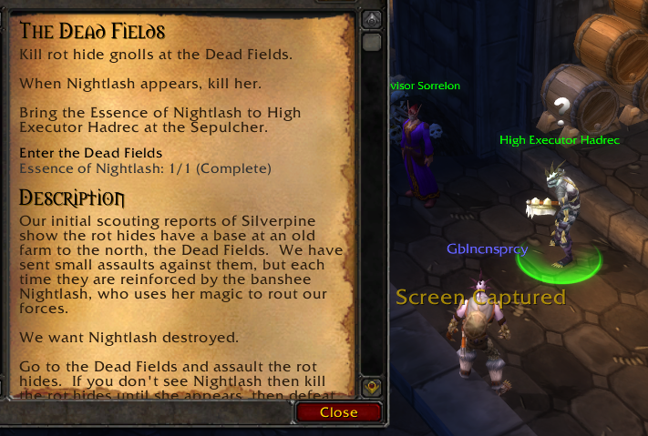 The Dead Fields quest not completable · Issue #5472 · chromiecraft ...