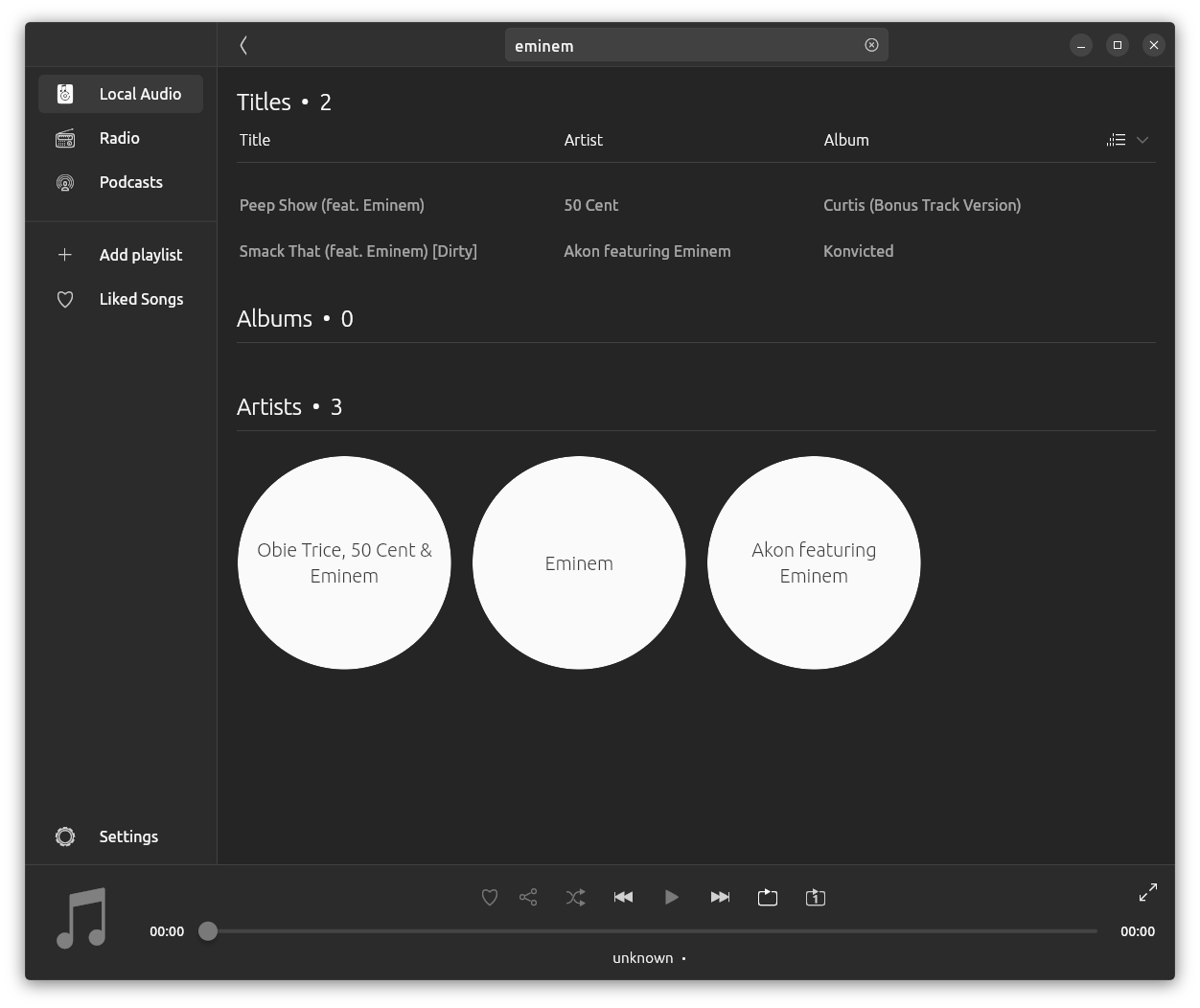 Search is broken + the songs can't find all of my music · Issue #20 · ubuntu-flutter-community ...