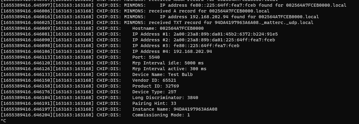 Chip-tool commissioning lighting app - Failed to perform commissioning step 18 · Issue #19683 ...