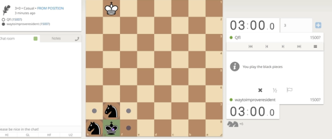 In the player's game preview, time is running even though the game has not started (Only from ...