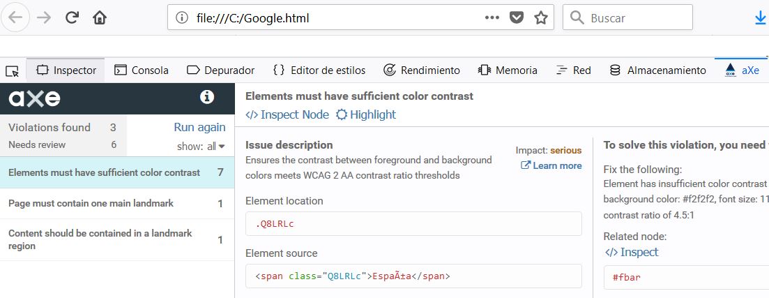 Chrome Extension Does Not Work With Local Html Files · Issue 843 · Dequelabs Axe Core · Github