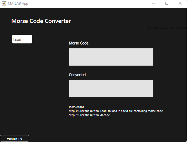 GitHub - Thanushan0207/Morse-Code-to-English-Converter: This is a Matlab application which takes ...