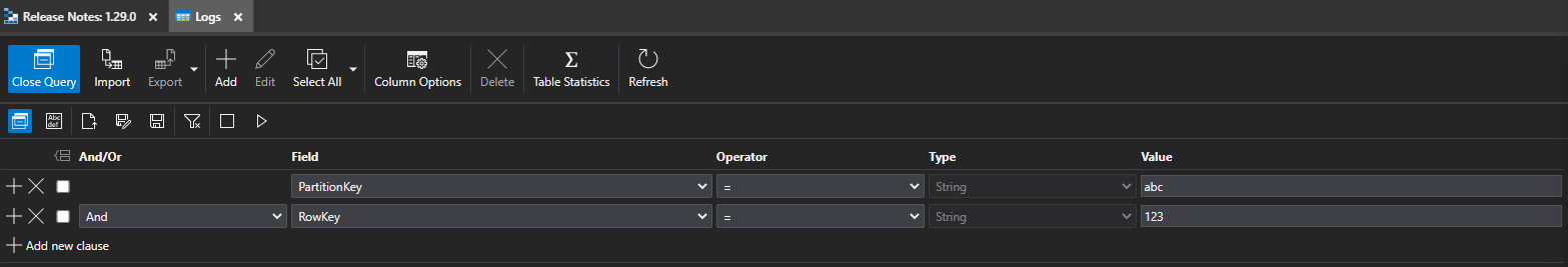 Table query editor - stretched inputs · Issue #6855 · microsoft/AzureStorageExplorer · GitHub
