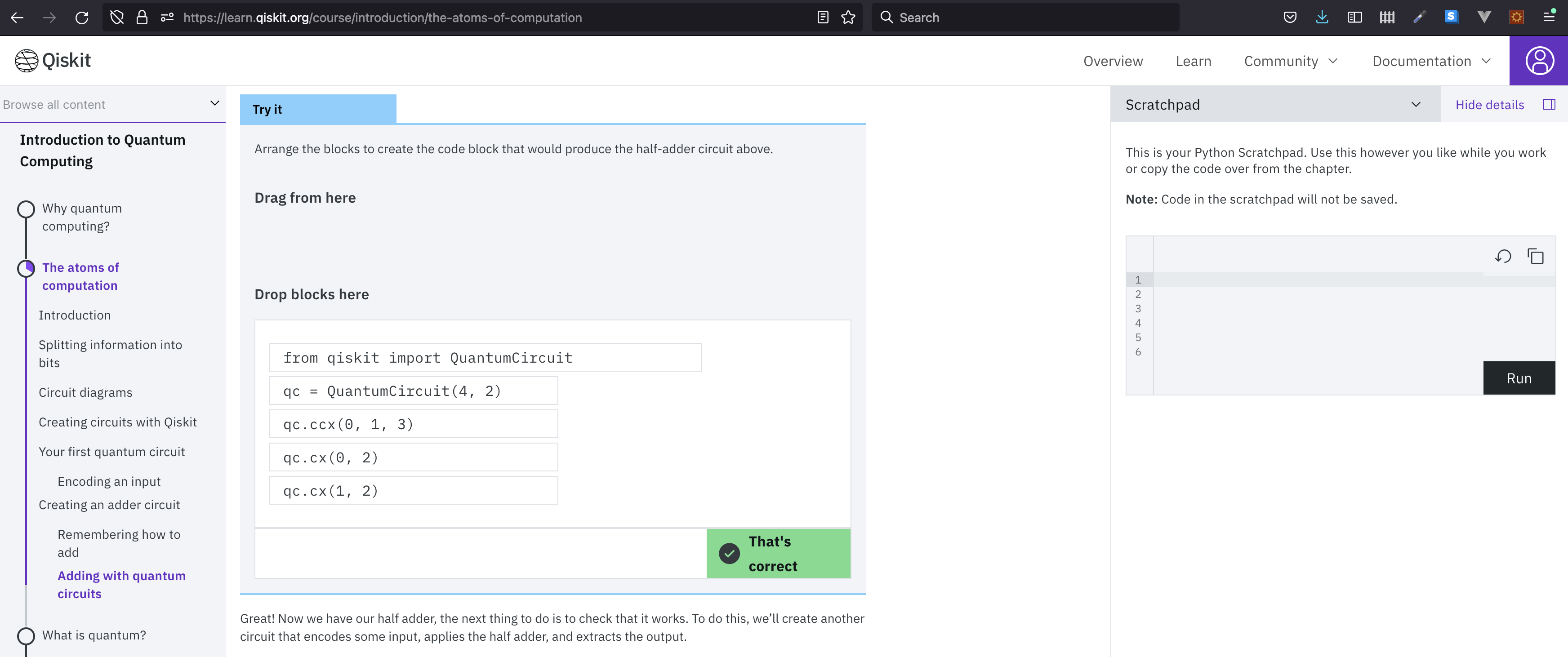 [Code Cell UI] Success text should be on one line · Issue #465 · Qiskit/platypus · GitHub