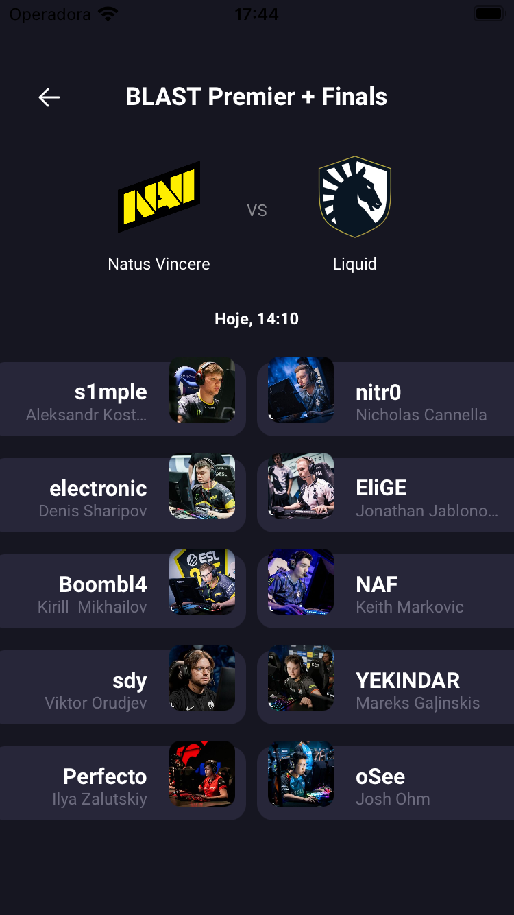 GitHub - ThiagoSantiago/CSTV: O CSTV é um APP de partidas de CS:GO de diversos torneios do mundo.