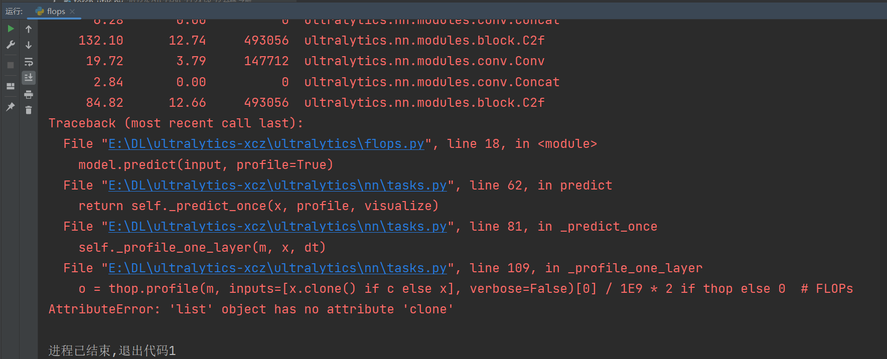Printing information about GFLOPs at each layer of the YOLOv5 model failed · Issue #3464 ...