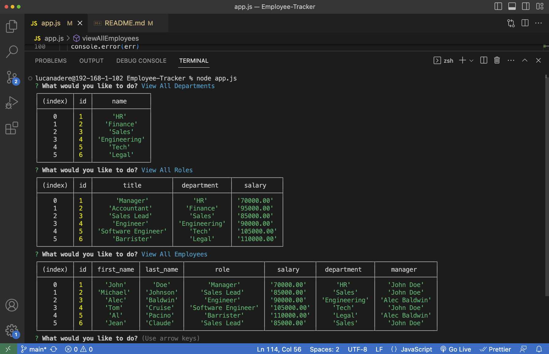 GitHub - KalidNadere/Employee-Tracker