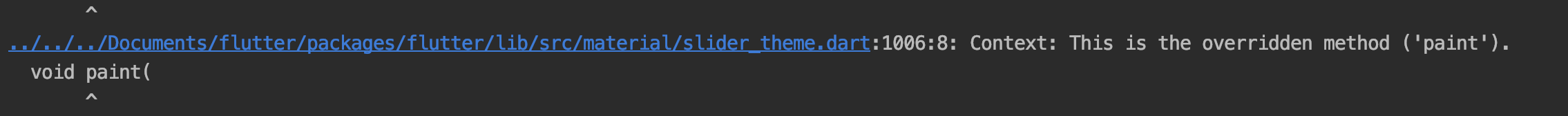 Flutter 1.20.0 ' overridden method ('paint')' problem · Issue #63759 · flutter/flutter · GitHub