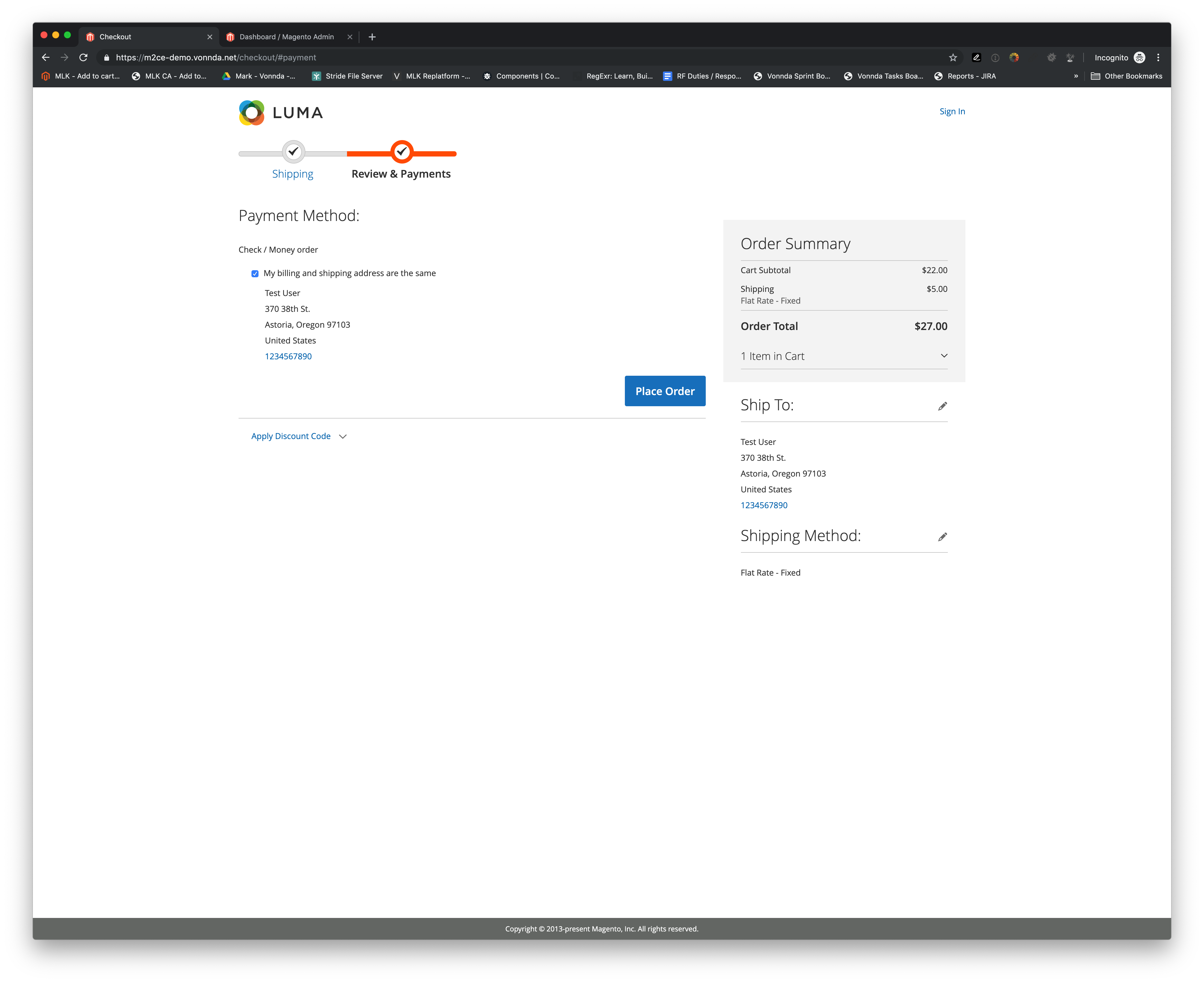 Saved customer information lost in checkout after changing quantity of item in cart or adding a ...