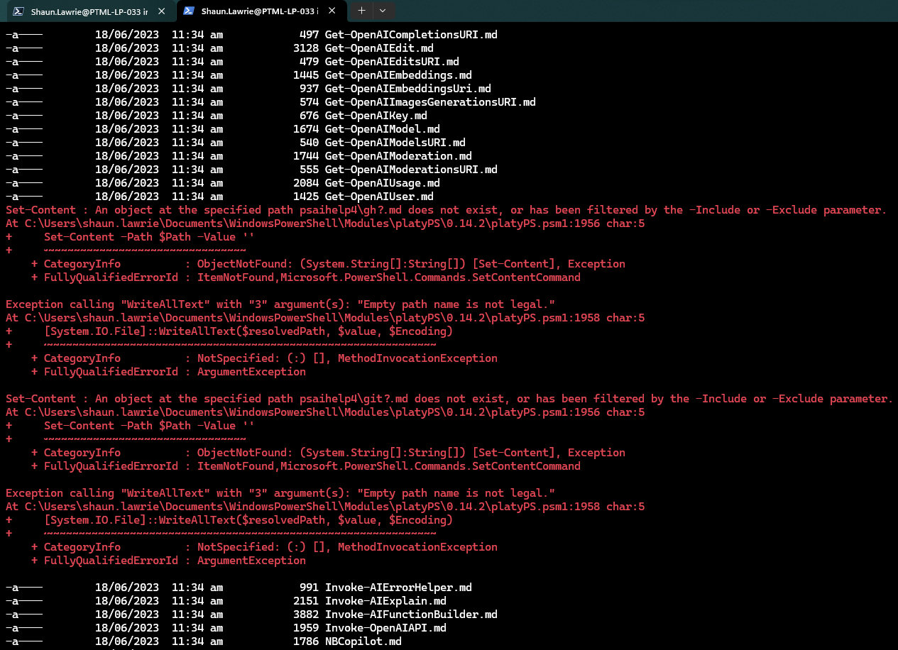 Unsafe characters in command names breaks markdown file creation on Windows · Issue #602 ...