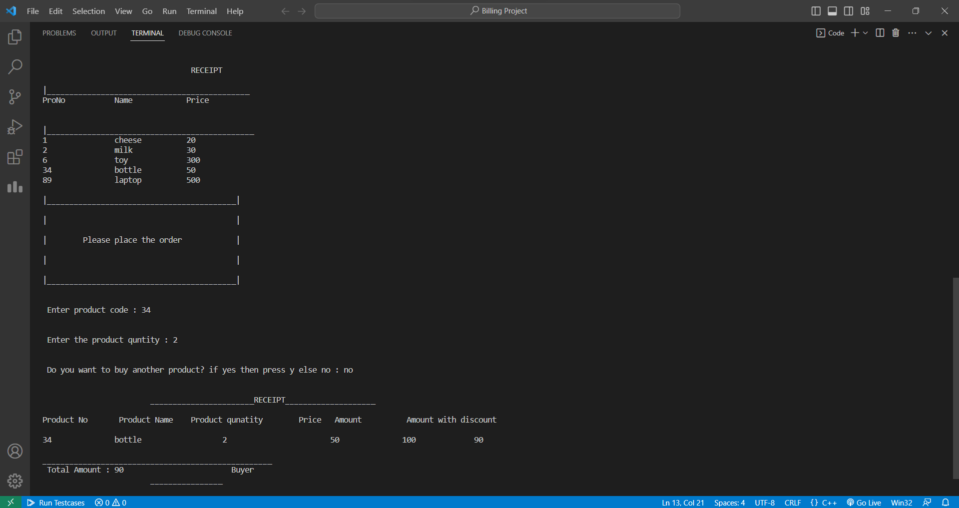 GitHub - junedtamboli1/Supermarket-Billing-System