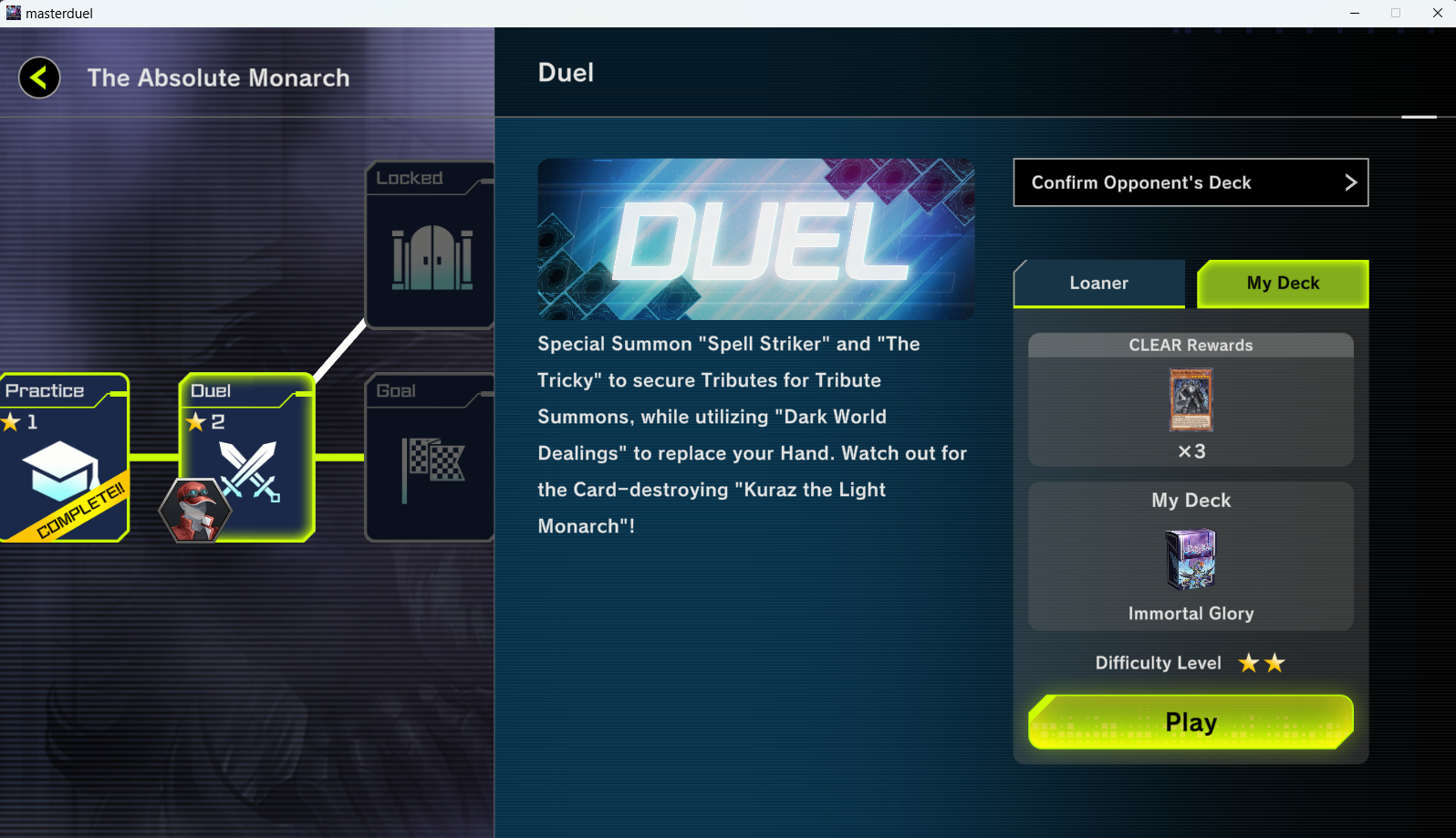 Unable to play custom decks on solo mode "my deck" tab. · Issue #201 · pixeltris/YgoMaster · GitHub
