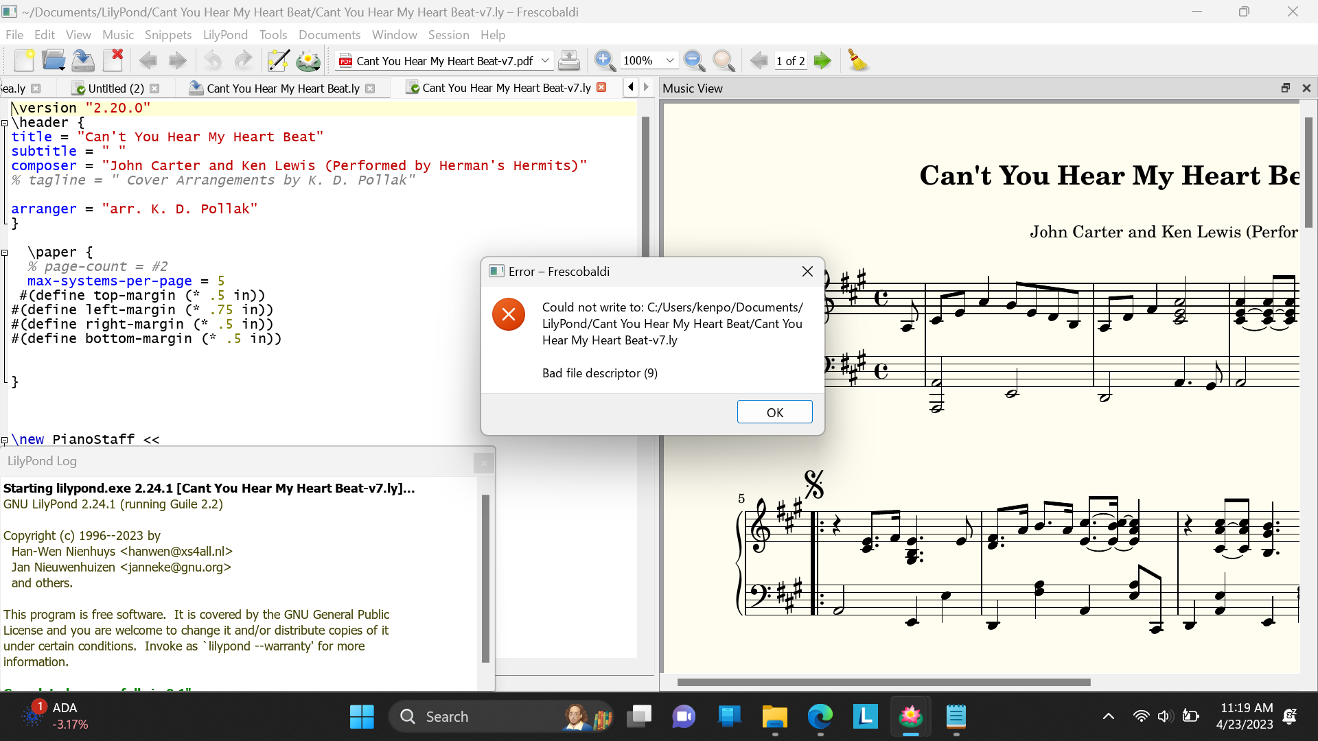No Such File Or Directory While Compiling File On Windows 11 Protected Folder Access Blocked