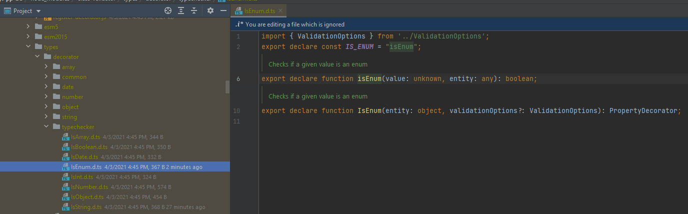fix: @isEnumTSC error · Issue #1003 · typestack/class-validator · GitHub