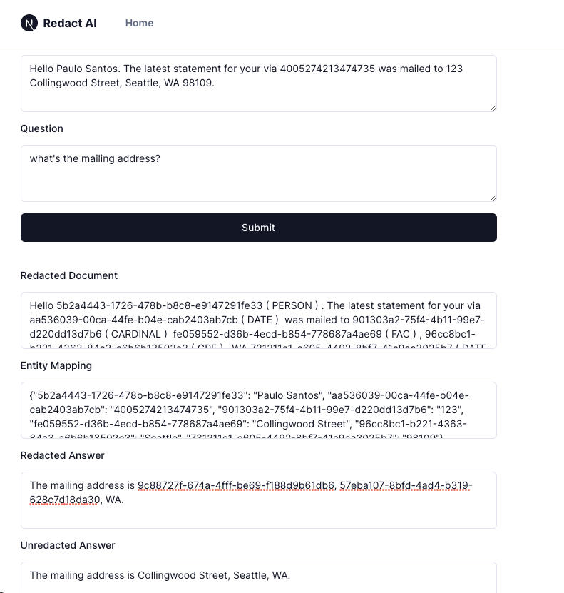 GitHub - gbt42/redactAI: Private inference over your sensitive data with off-the-shelf models