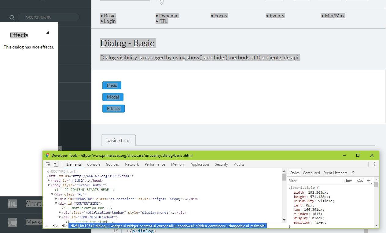 Sidebar Framework · Issue #3158 · primefaces/primefaces · GitHub