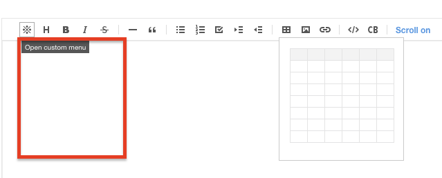Is it possible to customize the toolbar by adding a menu ? · Issue #1187 · nhn/tui.editor · GitHub