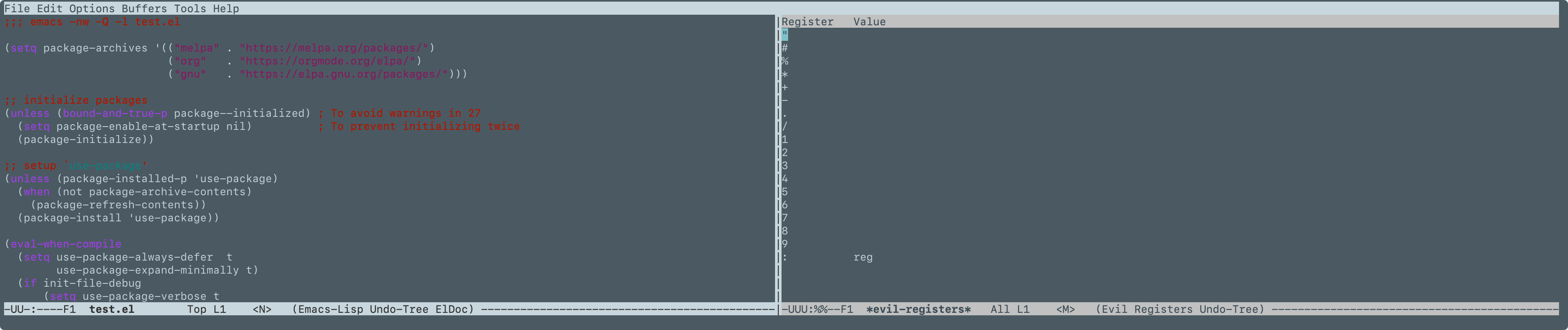 file name register % not work · Issue #1316 · emacs-evil/evil · GitHub