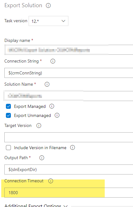 MSCRM Export Solution Timeout issue · Issue #183 · WaelHamze/dyn365-ce-vsts-tasks · GitHub