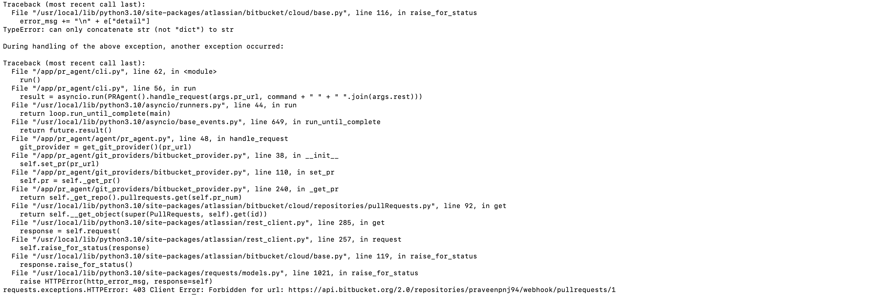 Not getting codium commands for PR agent on bitbucket · Issue #334 ... Not getting codium commands for PR agent on bitbucket · Issue #334 ...