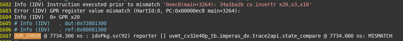 data forward violation when custom xpulp instruction, cv.insertr followed by fp instructions ...