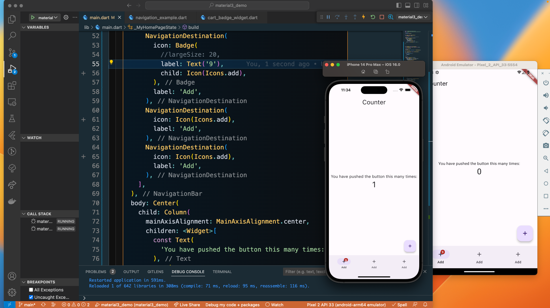 Flutter Material 3 Badge in iOS · Issue #119221 · flutter/flutter · GitHub