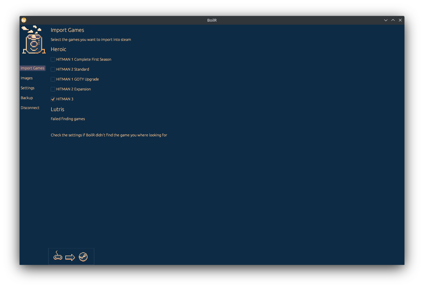 Boilr (Flatpak) cannot locate Lutris (non-Flatpak) · Issue #262 · PhilipK/BoilR · GitHub