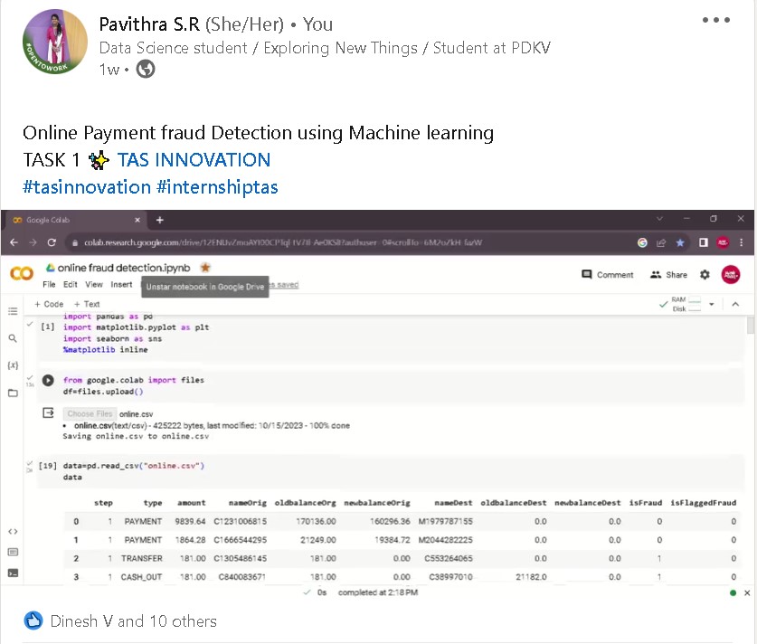 Github Pavi0406 Online Payment Fraud Detection Using Machine Learning