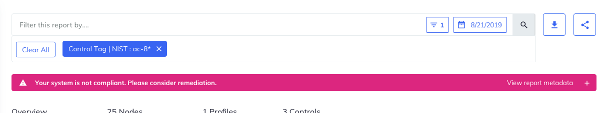 compliance reporting ui: search by control tags · Issue #1311 · chef ...