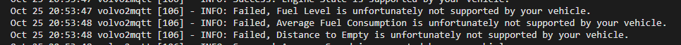 Energy status not available (Volvo XC40 Recharge 2023 originally from Germany) · Issue #116 ...